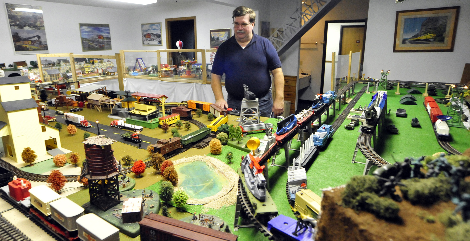 Train fan grows model collection | News, Sports, Jobs - Lawrence ...